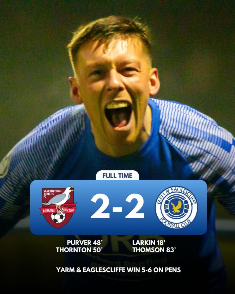 Historic Win for the Y&E as they knock Scarborough Athletic out of the ...
